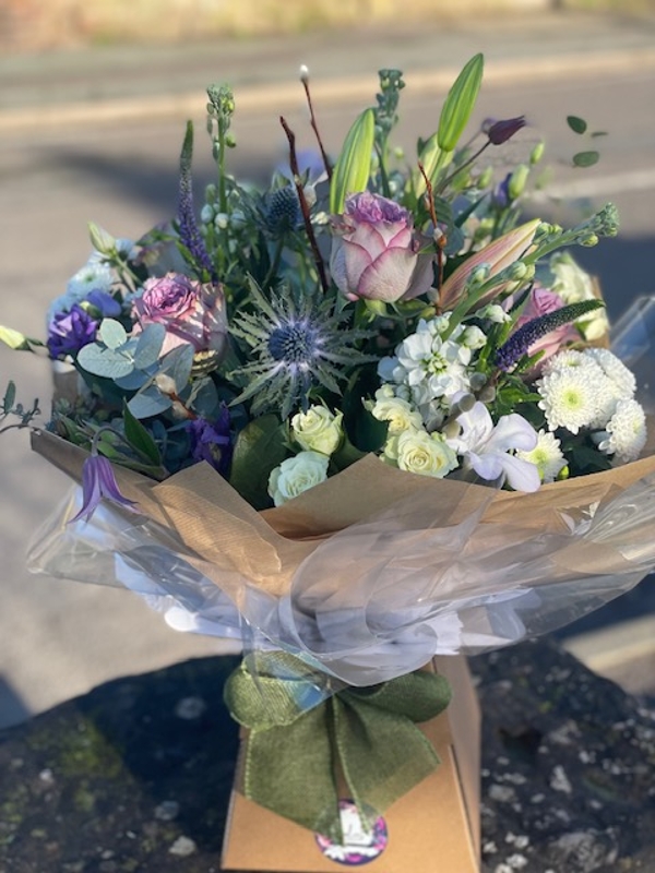 Country Cottage Vintage Rose & Lily Aqua Box – buy online or call 01952 ...